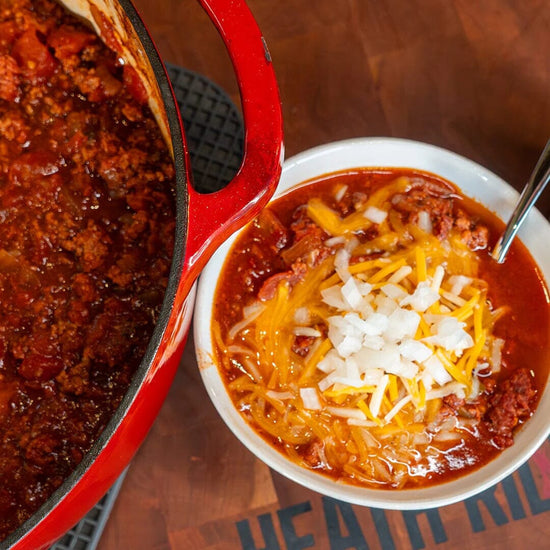 Over the Top Chili on the Traeger Ironwood XL – Heath Riles BBQ
