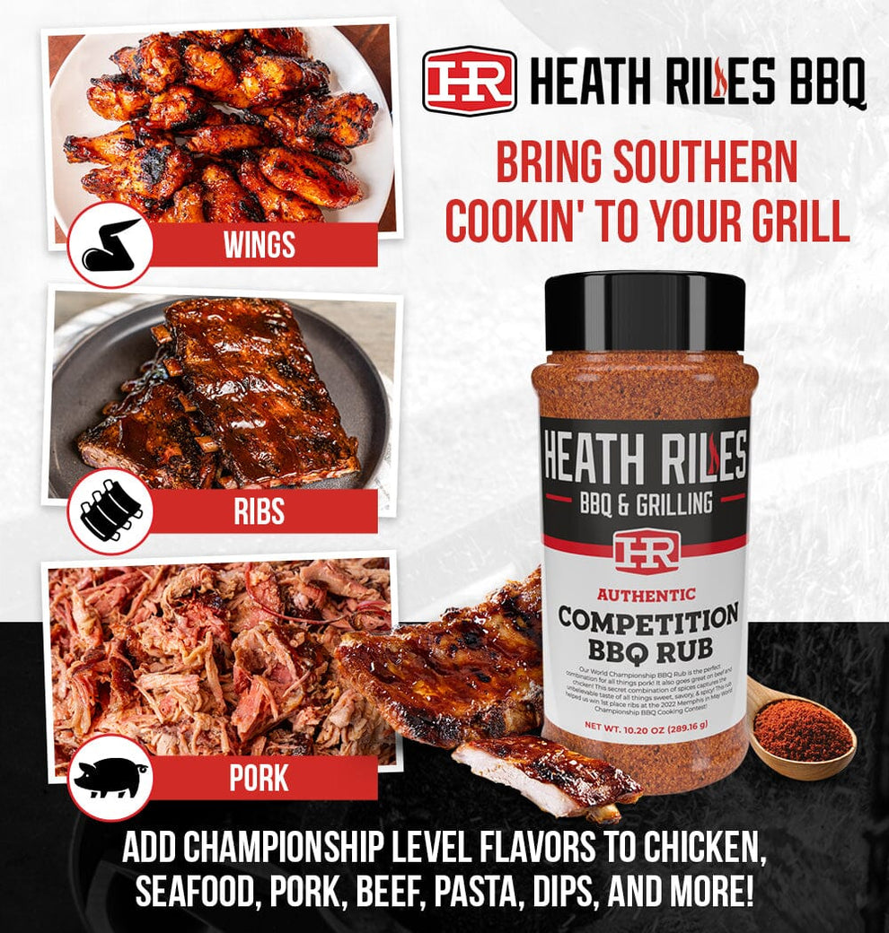 Competition BBQ Rub, 10.2 oz • BBQ Rubs & Seasonings | Heath Riles BBQ